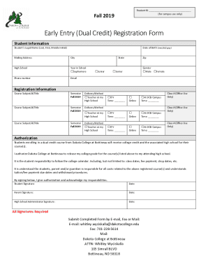 Fillable Online DUAL CREDIT Enrollment Packet - UNM Los Alamos Fax Email Print - pdfFiller