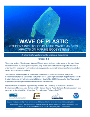 Fillable Online Breaking the Plastic Wave: Top Findings for Preventing ...