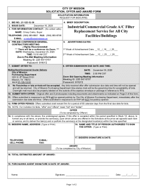 Fillable Online REQUEST FOR PROPOSAL (RFP) Feasibility Study Multi ... Fax Email Print - pdfFiller