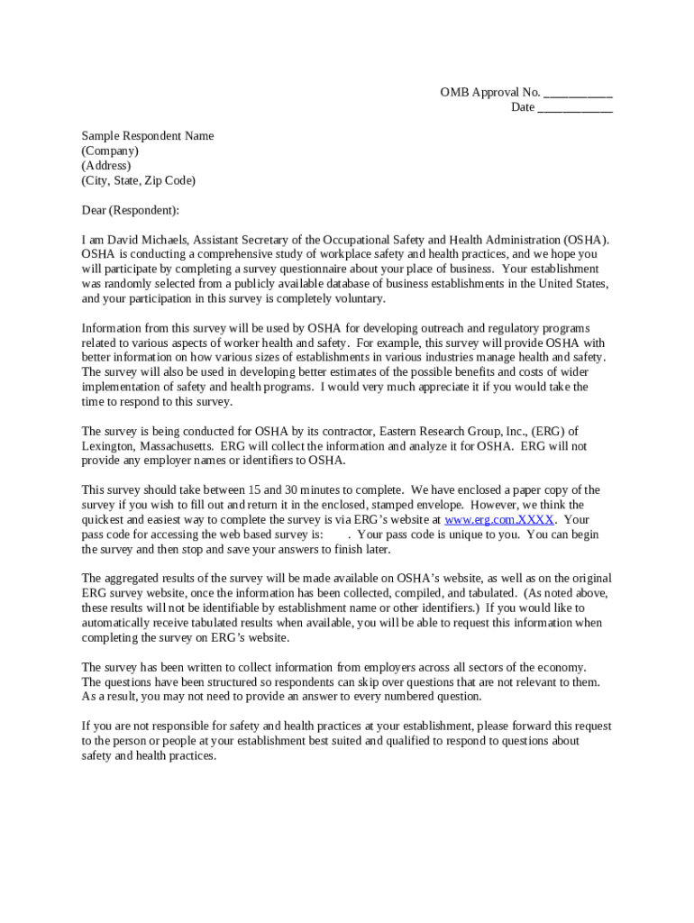 OSHA names new director of its Standards and Guidance ... Doc Template ...