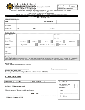Fillable Online E Announcement Request Form Fax Email Print - pdfFiller
