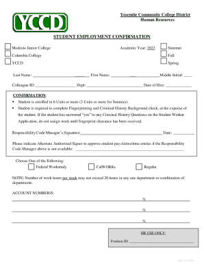 Fillable Online Student Application for Services - Modesto Junior ...