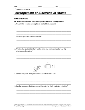 Fillable Online Arrangement of Electrons in Atoms - Studylib Fax Email ...