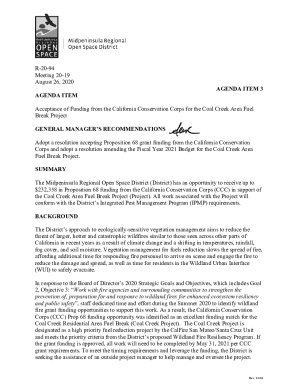 Fillable Online California Conservation Corps (CCC) Agreement Fax Email ...