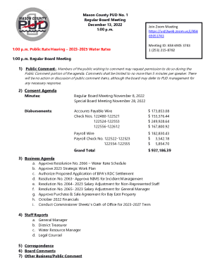 Fillable Online Mason County PUD #1 Fax Email Print - pdfFiller