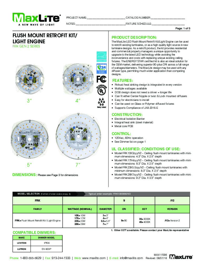 Fillable Online Troffer Transformer Door Retrofit Kit - Light Efficient ...