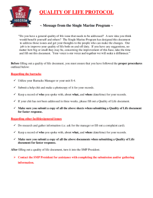 Fillable Online Single Marine Program - Marine Corps Community Services ...