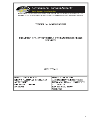 Fillable Online kenha co Public & Other Notices - Kenya National ...