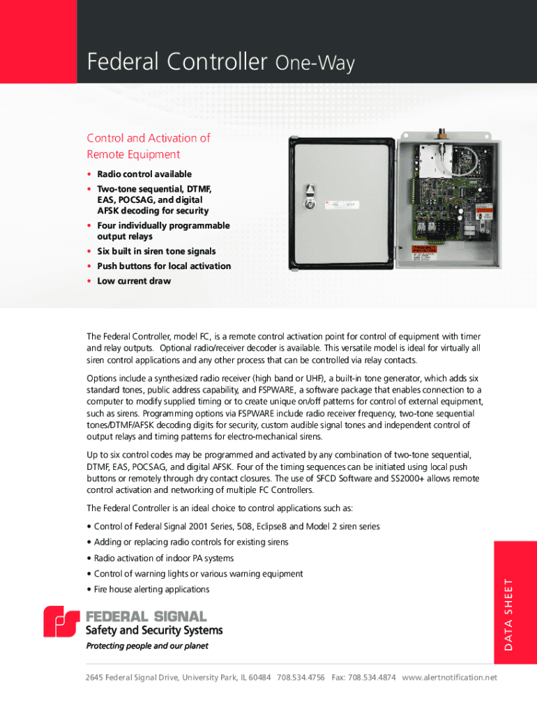 Fillable Online FCTBD Two-Way Control and Status MonitoringFederal ...