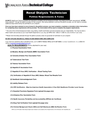 Fillable Online What Does a Dialysis Technician Do? (With Duties and ...