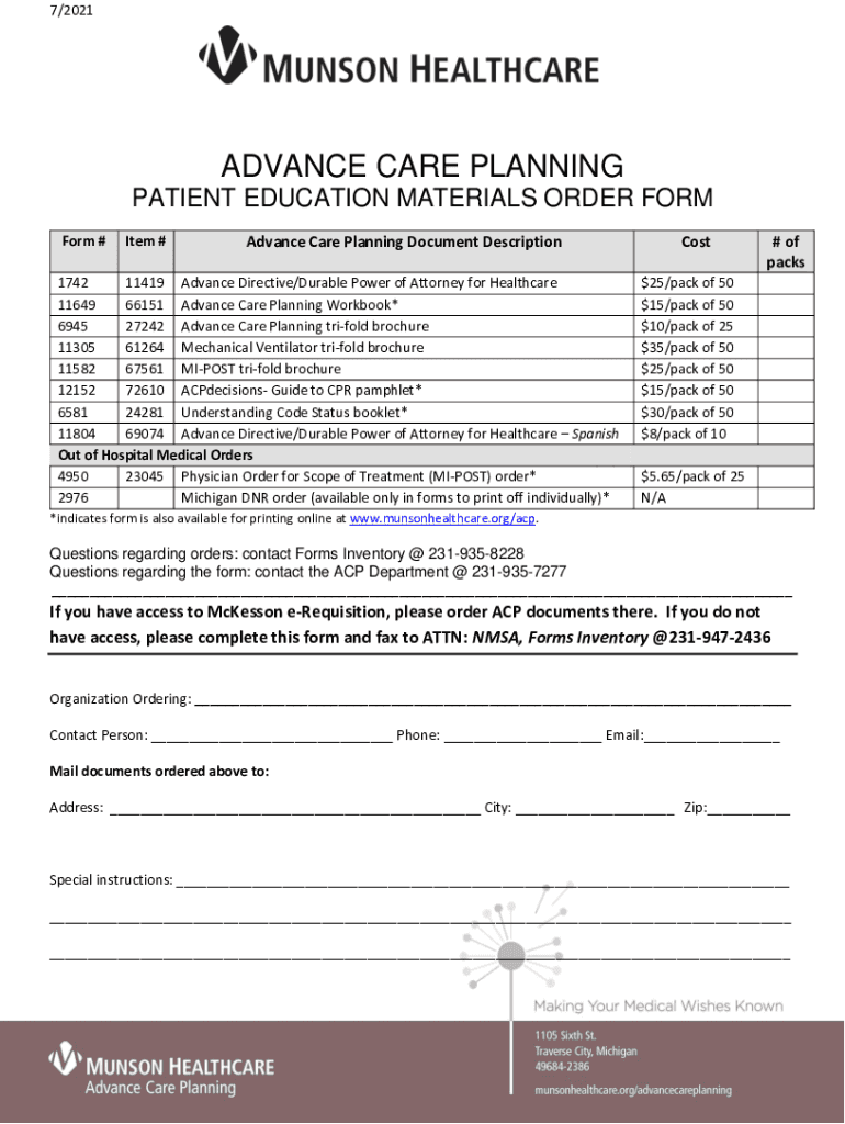 Fillable Online Advance Care Planning Services Practice Administration ... Fax Email Print ...