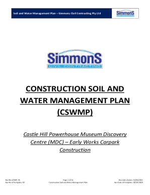 Fillable Online Soil and Water Construction Environmental Management ...