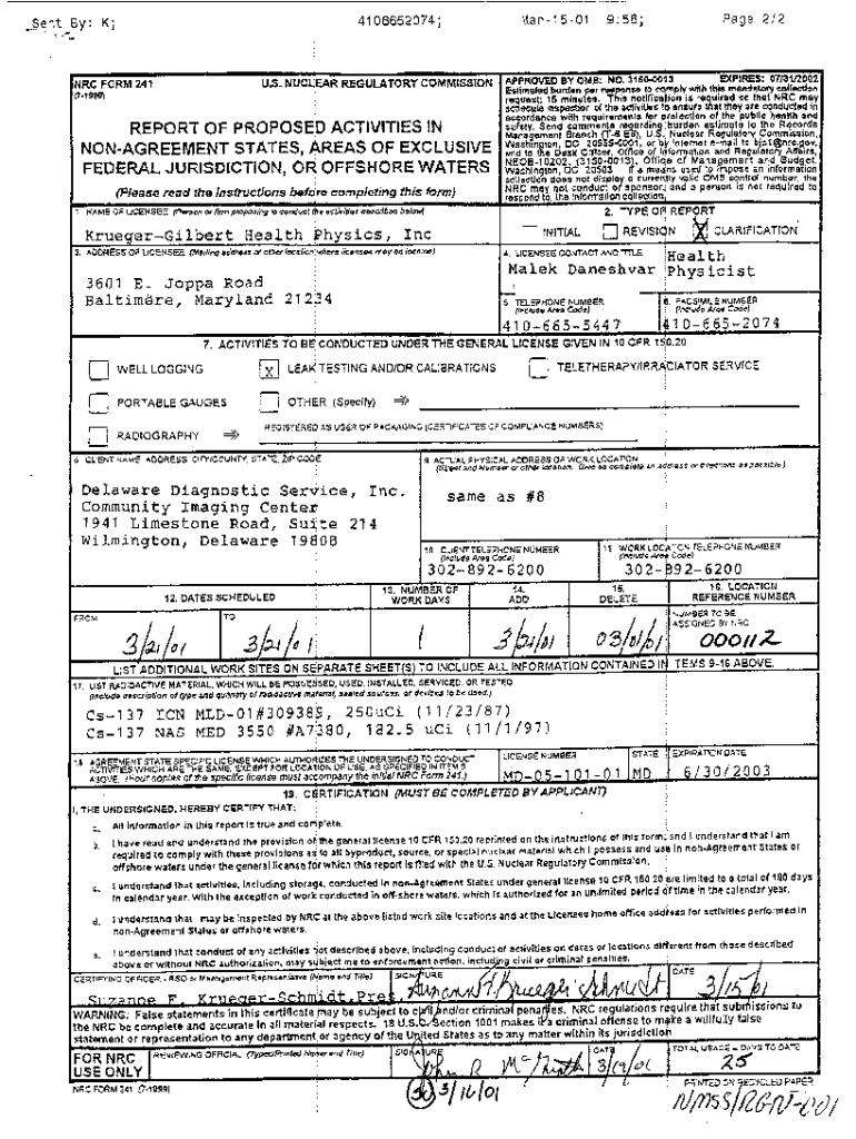 Fillable Online Information Collection: Reporting of Defects and Noncompliance Fax Email Print ...