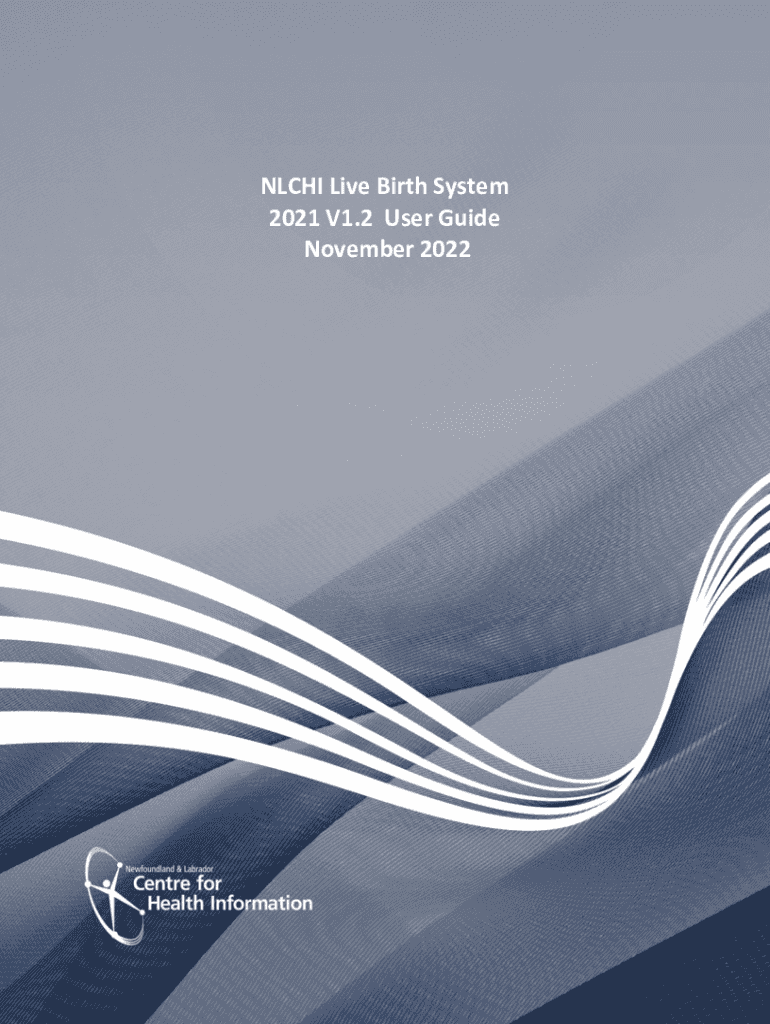 Fillable Online NL Electronic Health Record Client Registry User Guide ...