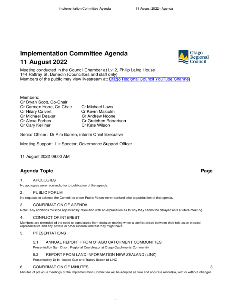 Fillable Online ORC chamber going to Philip Laing House - Otago Daily ...