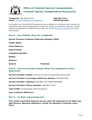 Claim Criminal Injuries Compensation - Citizens Advice Bureau Doc ...