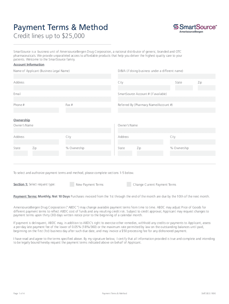 Fillable Online 15 Accounting Payment Terms and How to Work With Them ...