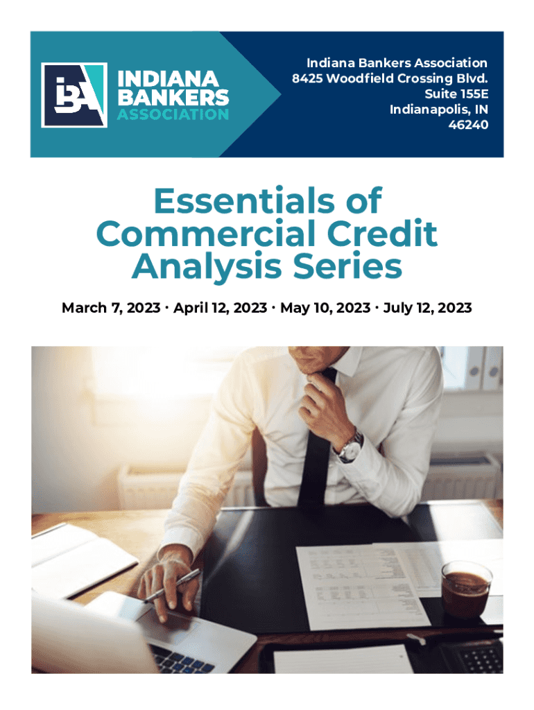 Fillable Online Essentials of Commercial Credit Analysis Seriesindiana ...