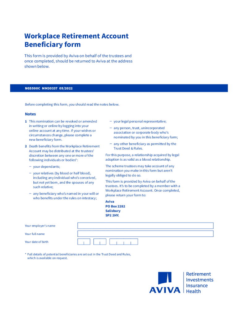 Fillable Online Insurance Application Forms - Aviva Canada Fax Email Print - pdfFiller