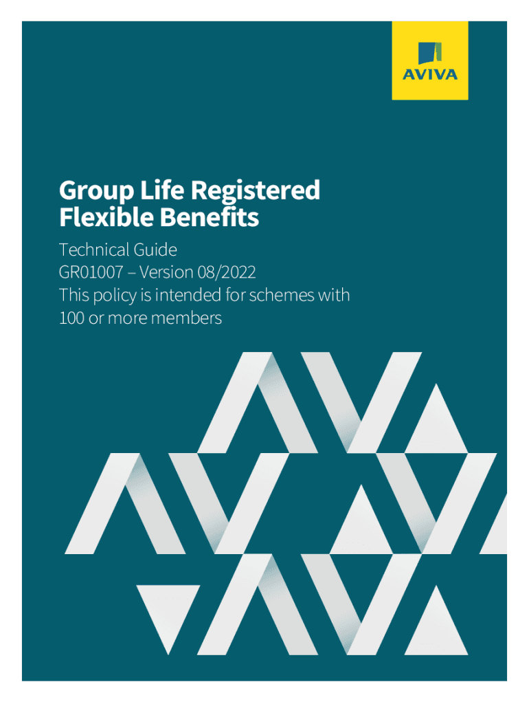 Fillable Online Flexible Benefits for Registered Group Life Insurance ...