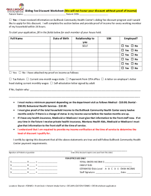 Fillable Online SFS WORKSHEET FORM (We will not honor Slides without ...