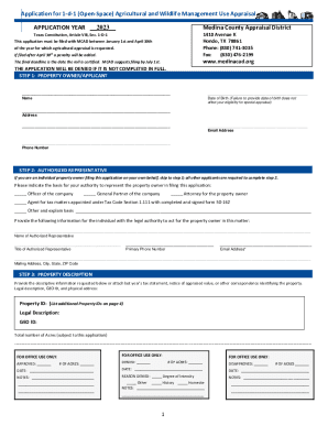 Fillable Online Application for 1-d-1 (Open-Space) Agricultural Use ...