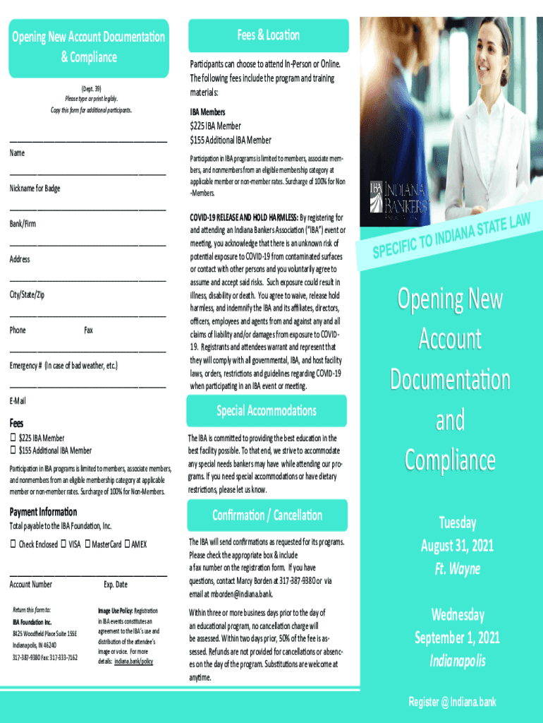 Fillable Online What Do You Need to Open A Bank/Checking Account? Fax ...