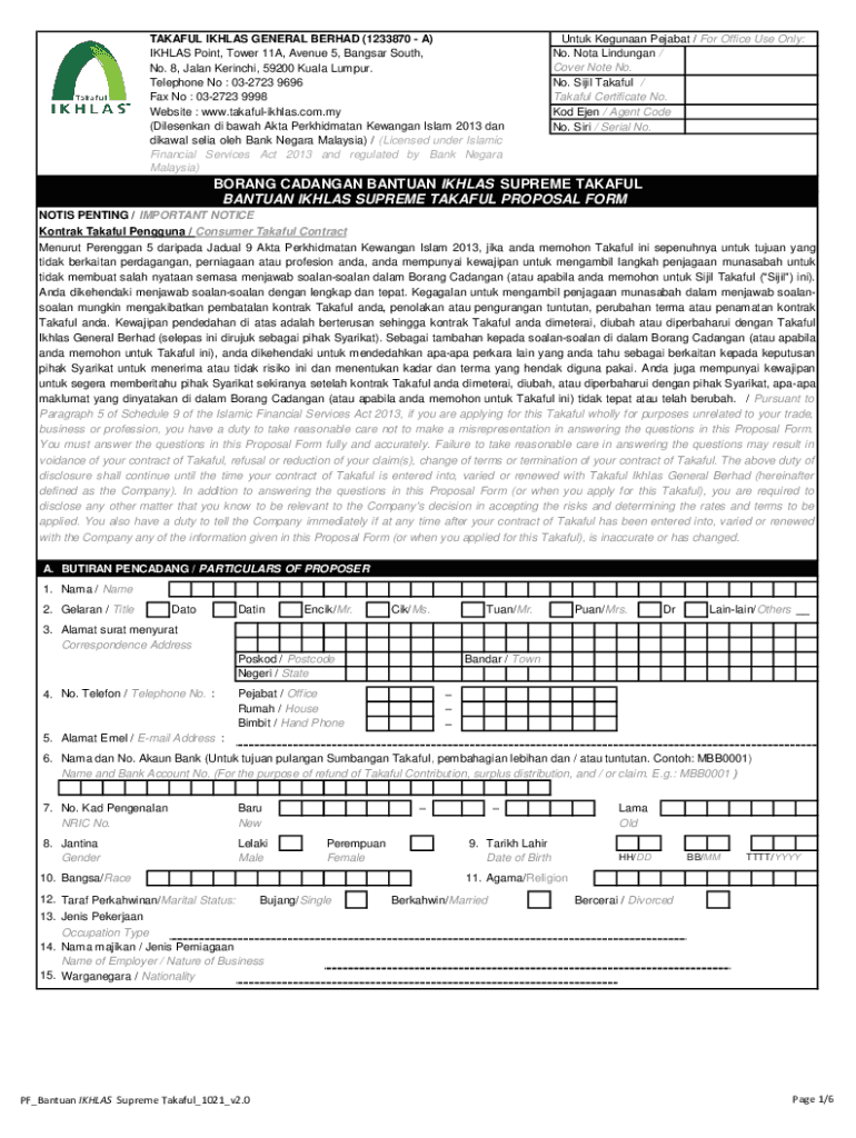 Fillable Online T11A A5 Ikhlas Point Tower B - Bangsar South Office ...