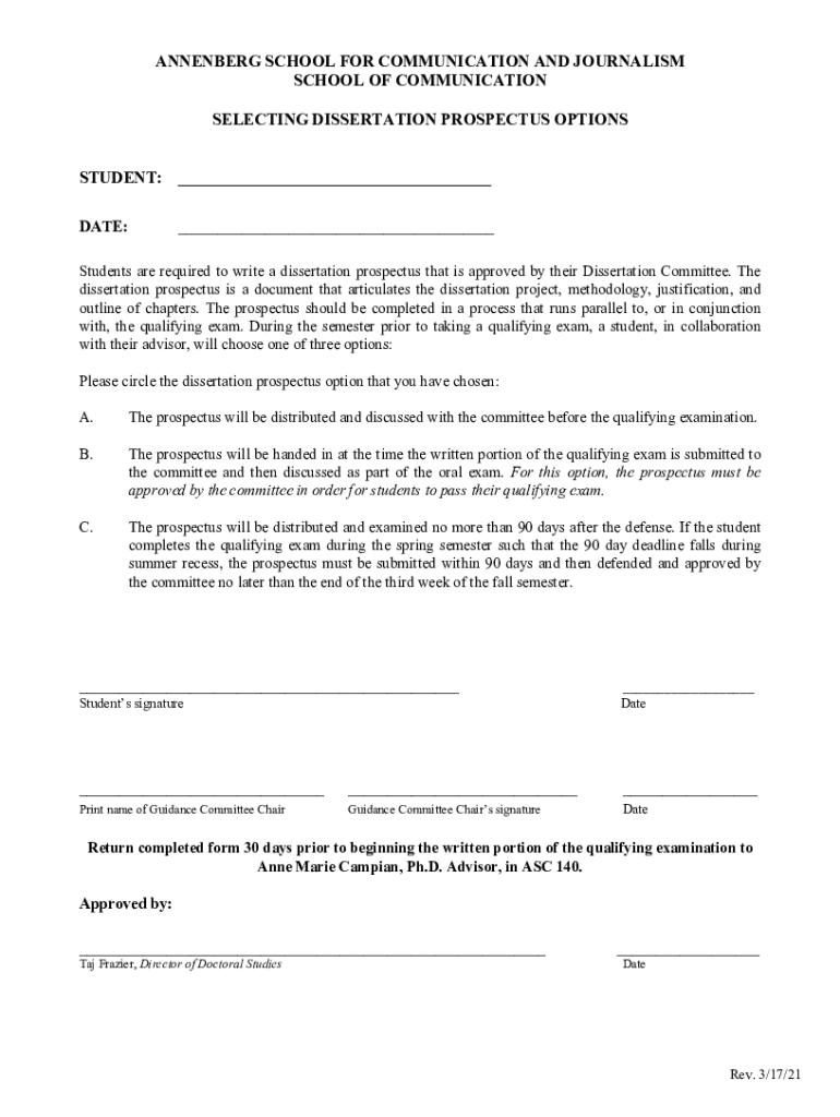 Fillable Online Dissertation Prospectus Cover Page - University of Washington Fax Email Print ...