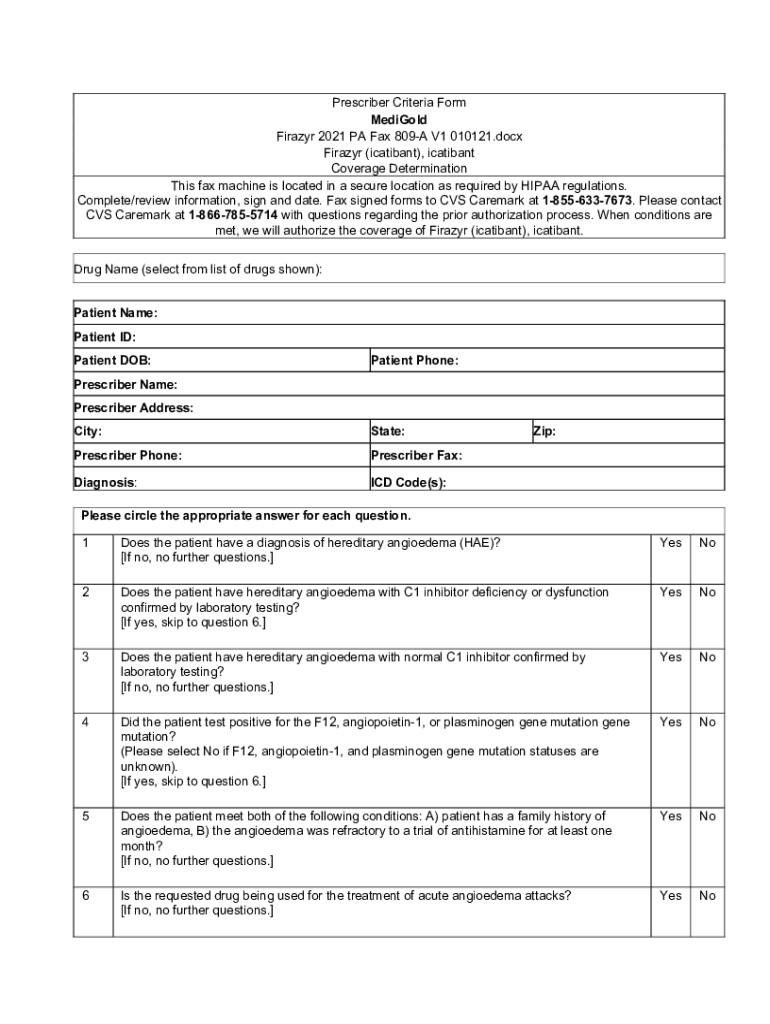 Fillable Online Does the patient have a diagnosis of hereditary ...
