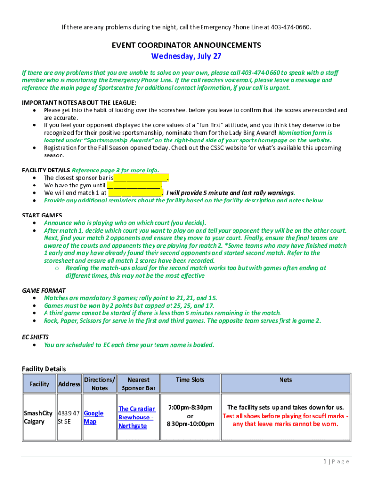 Fillable Online 5 Potential Event Disasters and How to Fix Them Fax ...