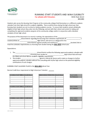 Fillable Online Get Started with Running Start - YouTube Fax Email ...