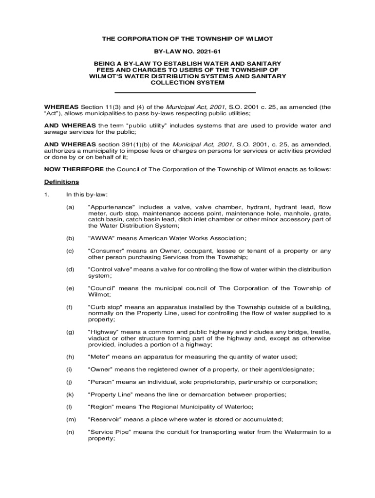 Fillable Online SAMPLE FINAL TAX LEVY BY-LAW FOR 1998 Fax Email Print ...