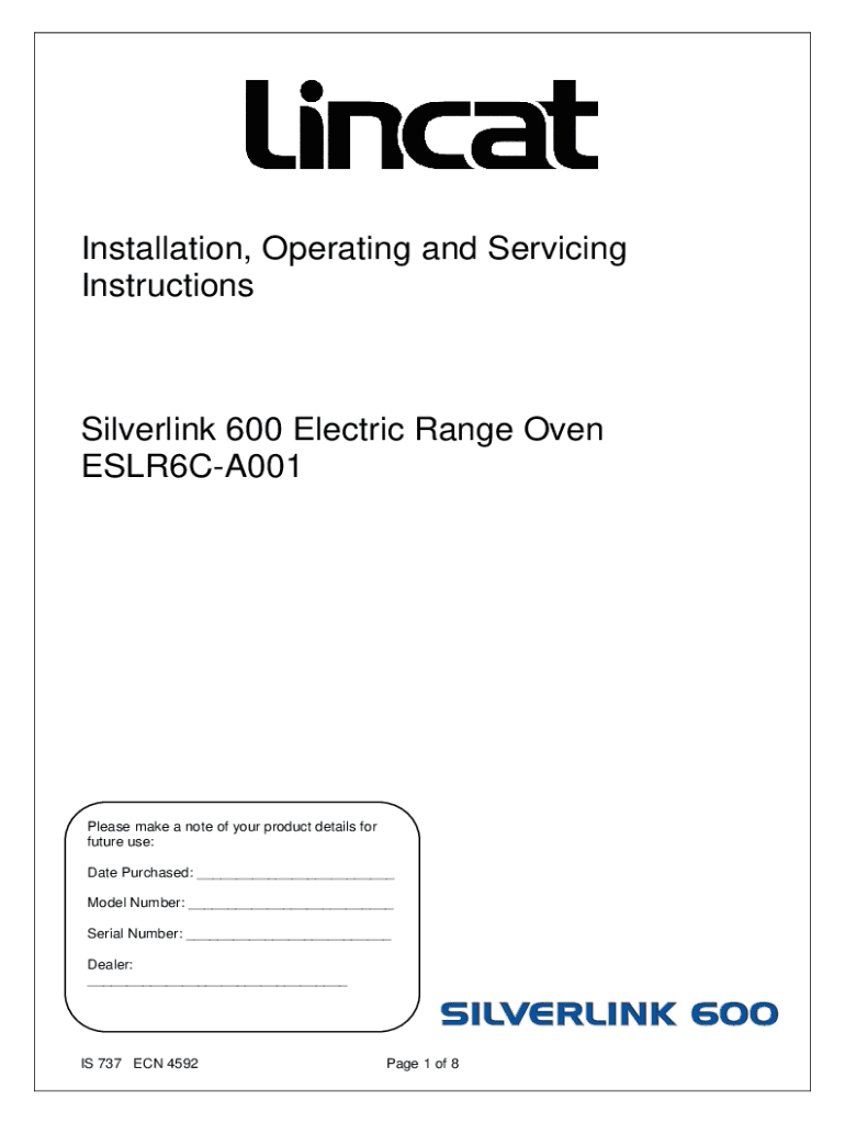 Fillable Online Installation, Operating and Servicing Instructions Silverlink ... Fax Email ...