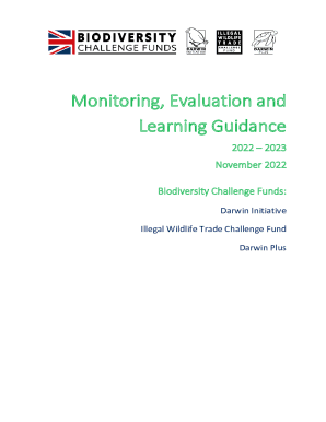 Fillable Online Biodiversity Challenge Funds - The Darwin Initiative Fax Email Print - pdfFiller