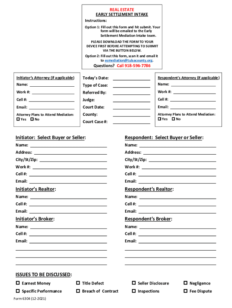 Fillable Online real estate intake form - OKCMAR Fax Email Print ...