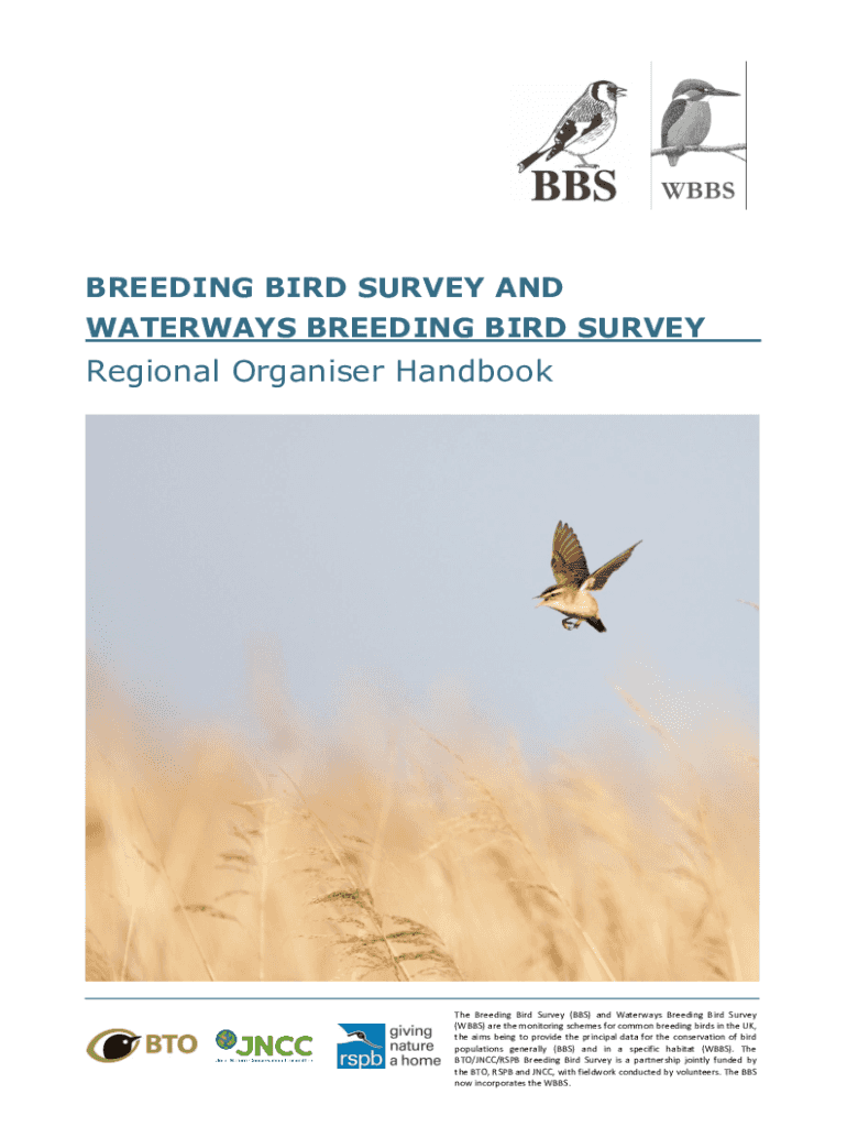 Fillable Online The Breeding Bird Survey - National Biodiversity ...