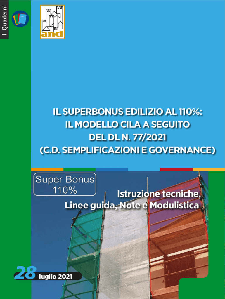 Compilabile Online Il Superbonus edilizio al 110: il modello CILA a seguito del ... Fax Email ...