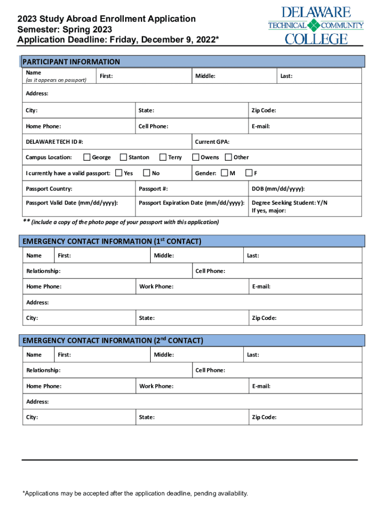 Fillable Online Entrance Procedures for New Students in the Spring ...