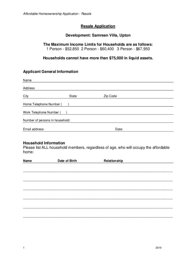 Fillable Online Howard County Housing Department Accepts Moderate ... Fax Email Print - pdfFiller