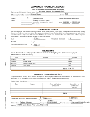 Fillable Online Writing about campaign finance: A tip sheet with tools ...