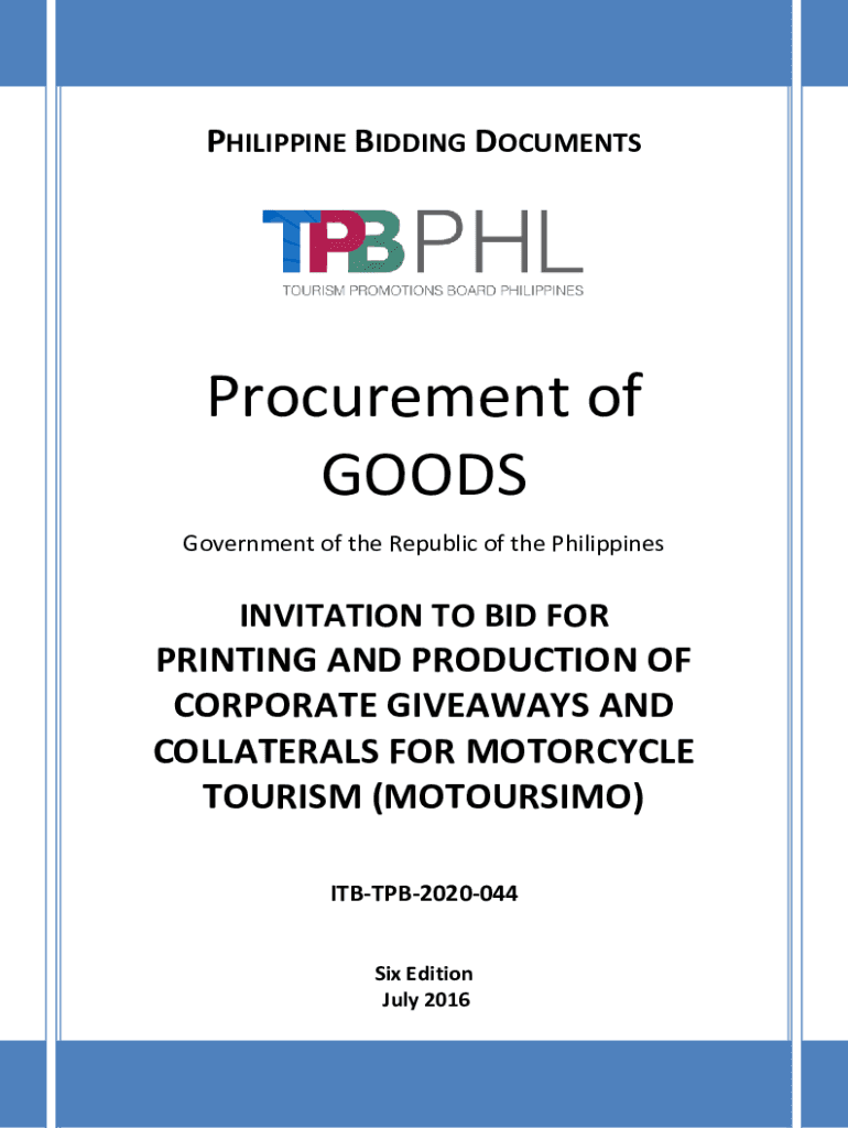 Fillable Online Procurement of OTDPRIM Tokens and Corporate Giveaways ...