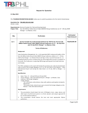 Fillable Online Page 1 of 6 Request for Quotation Qty Particulars ...