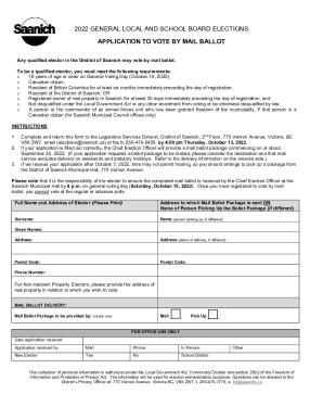 Fillable Online Mail Ballot Request Form - 2022 - Fillable PDF ...