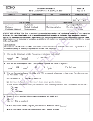 Fillable Online Mother's Worksheet for Child's Birth Certificate - CDC ...