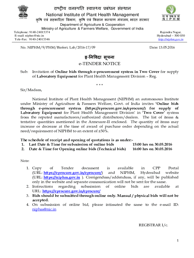 Fillable Online niphm gov Integrated Pest ManagementUSDA Fax Email ...