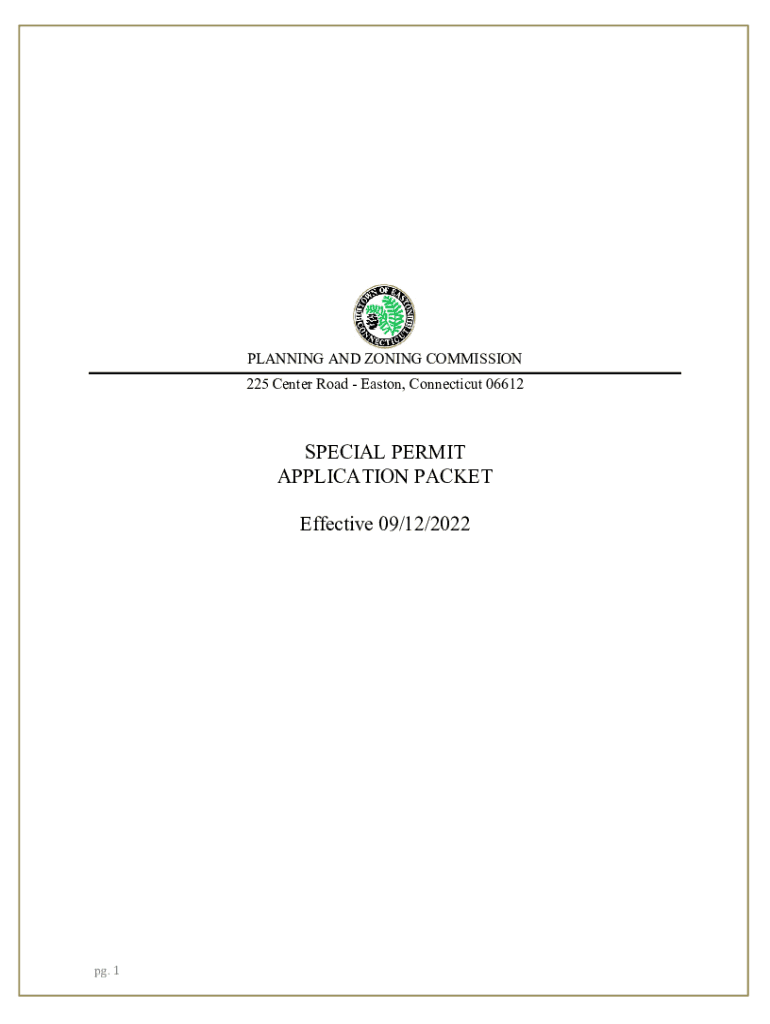 Fillable Online SPECIAL PERMIT APPLICATION PACKET Fax Email Print ...