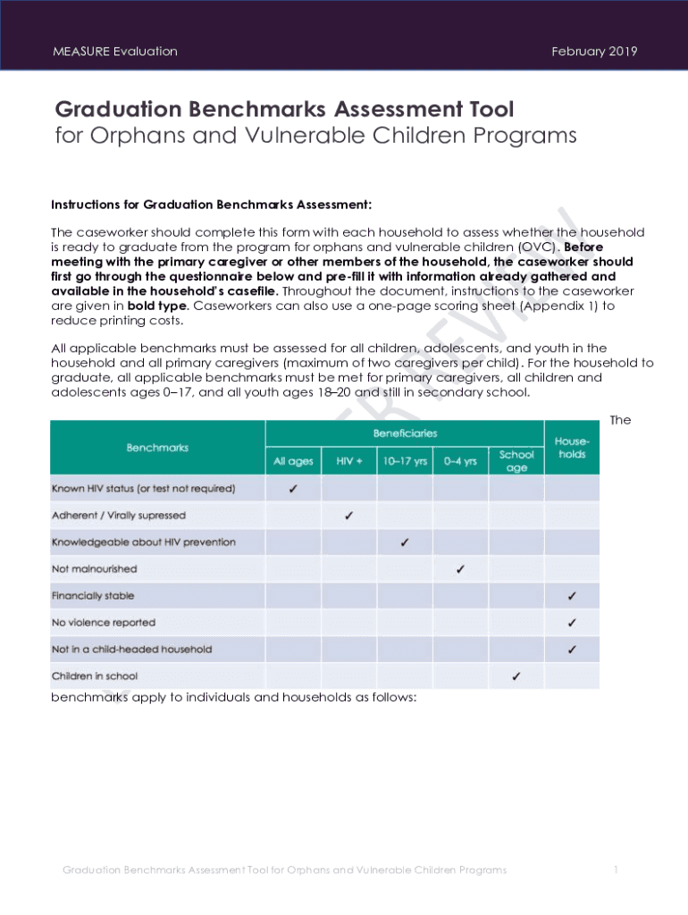 Fillable Online Graduation Benchmarks Indicator Reference Sheets for ...