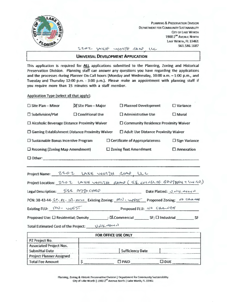 Fillable Online Development Application. Planning and Zoning Fax Email Print - pdfFiller
