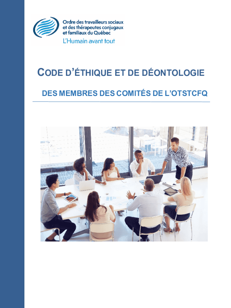 Remplissable En Ligne Code d'thique et de dontologie des membres du Comit de ... Fax Email ...
